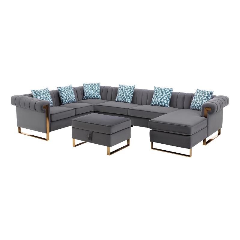 Maddie grey sectional store