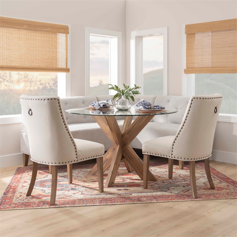 Upholstered corner breakfast nook store