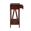 Linon Titian Wood Console Table in Brown - 86152ATOB-01-KD-U