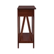 Linon Titian Wood Console Table in Brown - 86152ATOB-01-KD-U