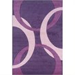 Linon Rugs Corfu Kids Area Rug in Purple and Baby Pink - RUG-CU02XX