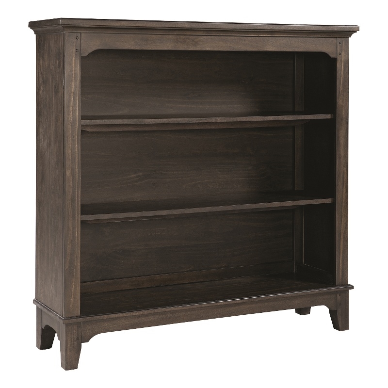 Westwood Design Taylor Farmhouse Wood Bookcase in River Rock Brown ...