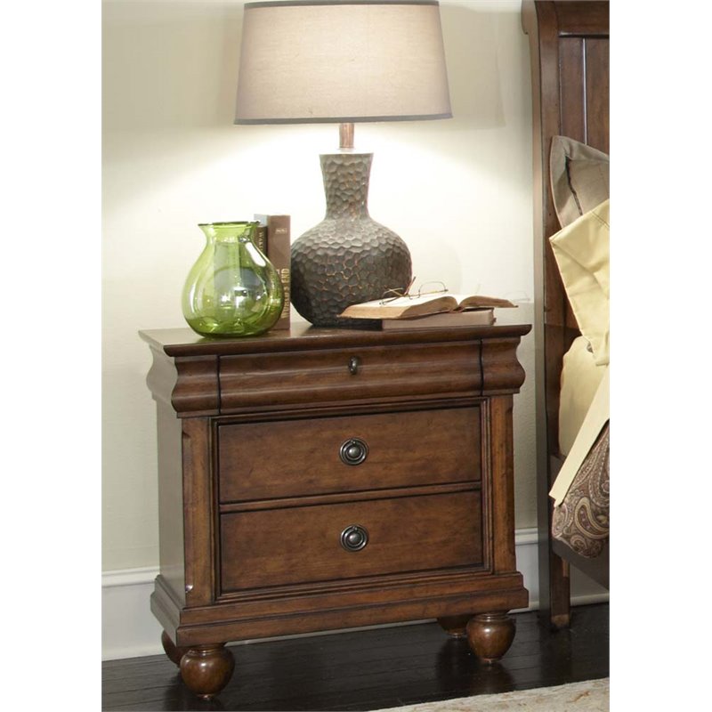 Rustic Traditions Cherry Night Stand | Cymax Business