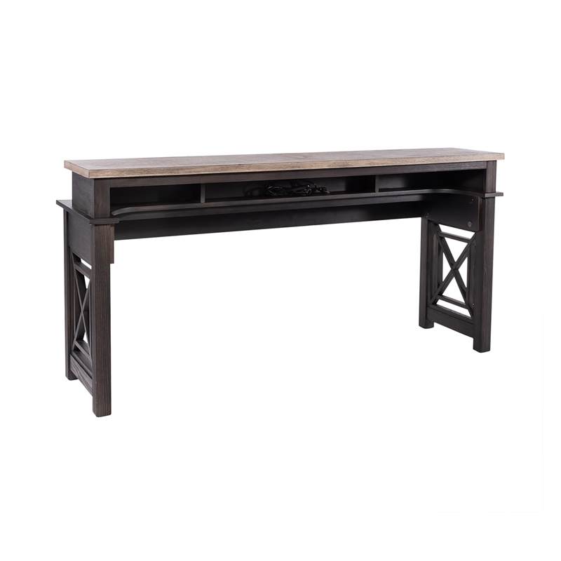 Heatherbrook Black 4 Piece Console Set (1-Console 3-Stools) | Homesquare