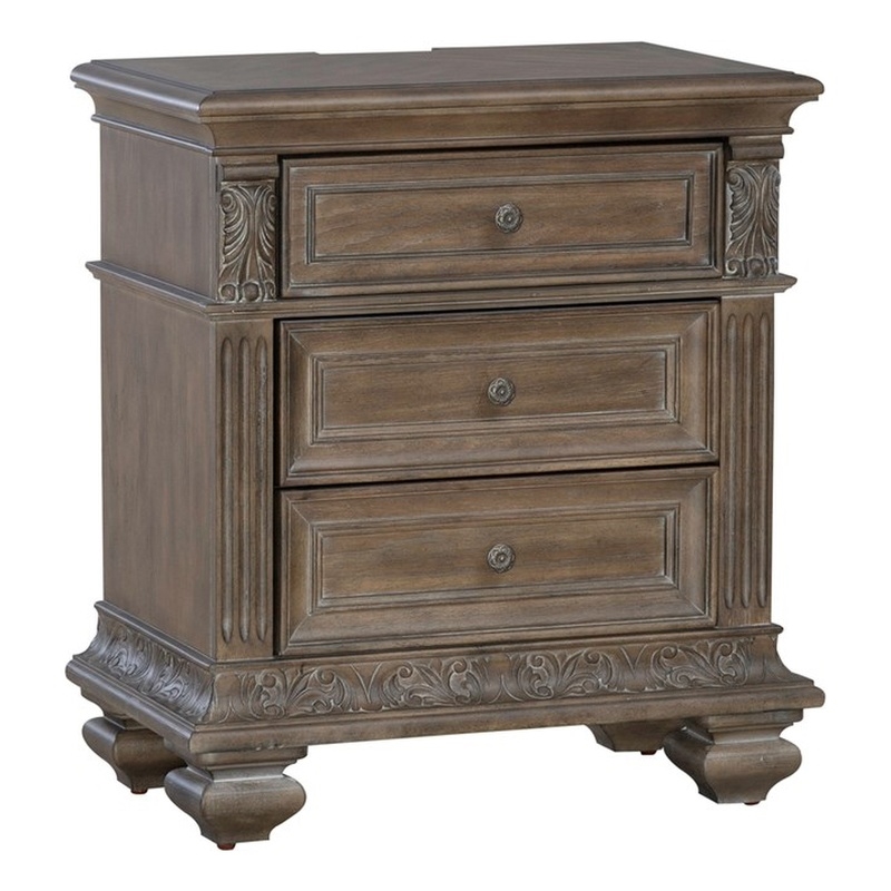 Oak Nightstand, Solid Oak Nightstands, Honey Oak Night Stand | Cymax.com