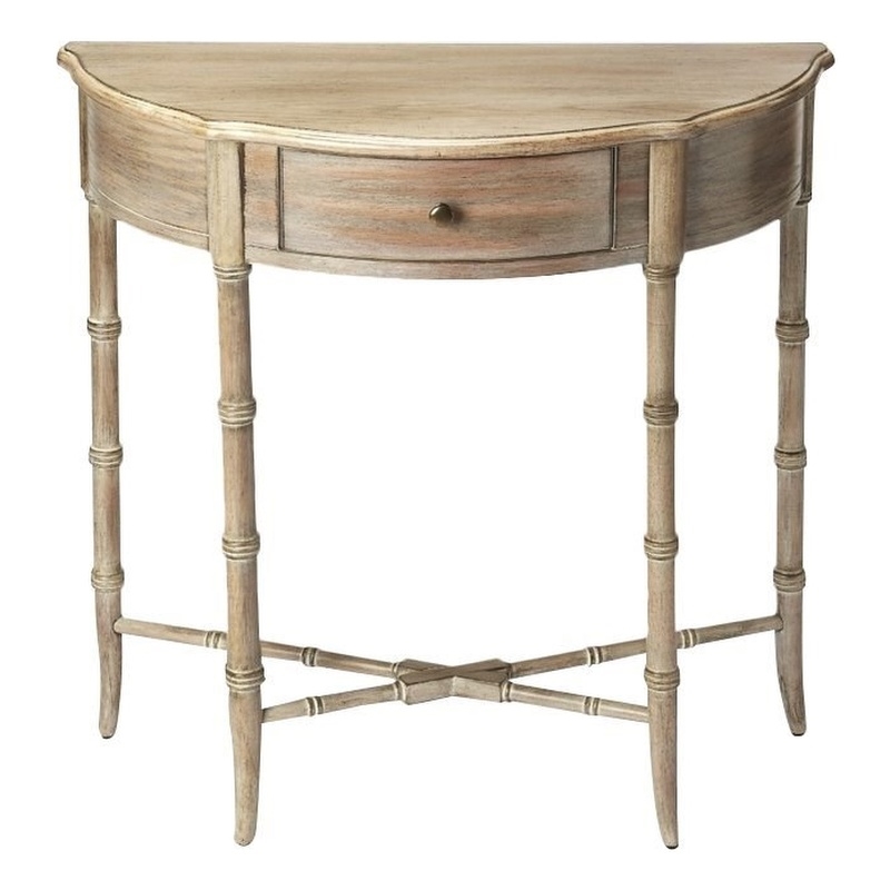 Butler Specialty Masterpiece Demilune Console Table In Gray ...