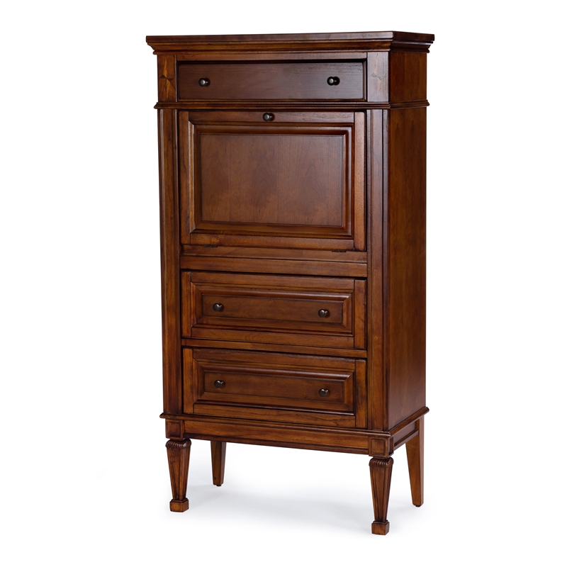 Butler Wordsworth Olive Ash Burl Secretary | Bush Furniture Collection