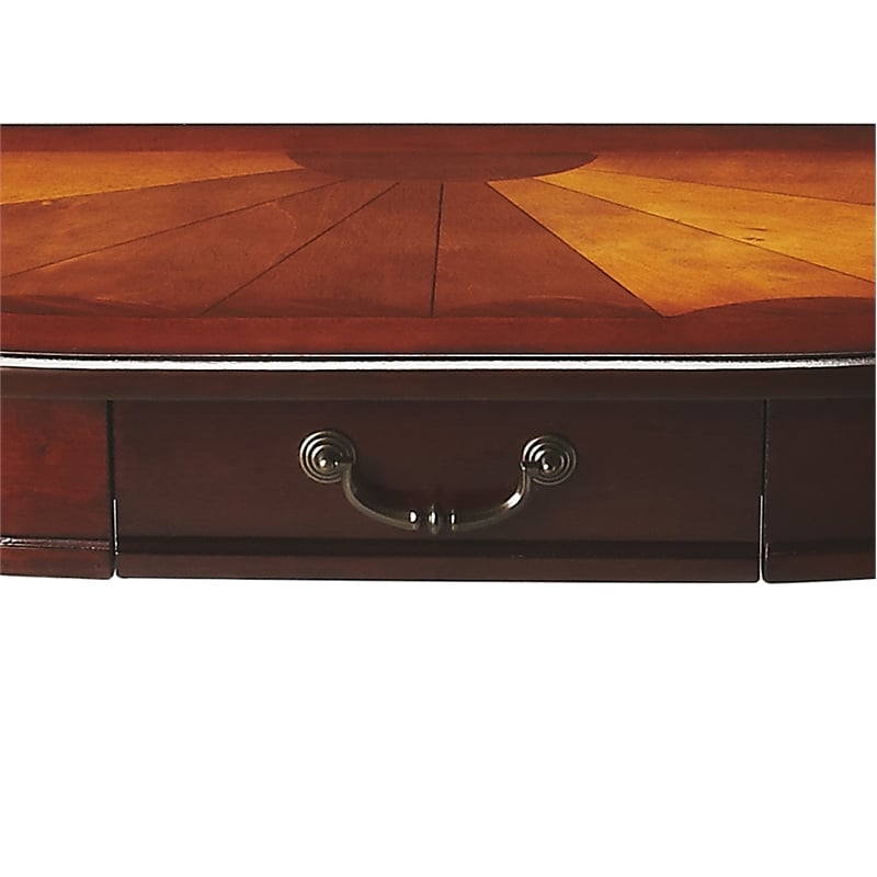 Butler Specialty Demilune Console Table In Plantation Cherry