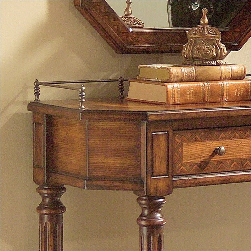 Butler Specialty Masterpiece Traditional Console Table In Umber | Cymax ...