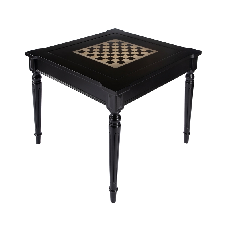 Butler Specialty Company Vincent Wood Game Table - Black Licorice
