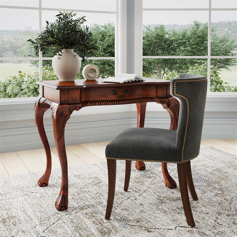 Butler Specialty Masterpiece Traditional Writing Desk In Vintage Oak