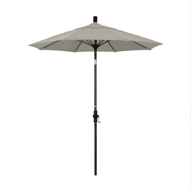 California Umbrella 7.5' Patio Umbrella in Spectrum Dove | Homesquare