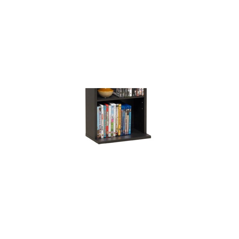 Atlantic 54" Summit Adjustable Media Storage Bookcase w/ Wide Base in ...