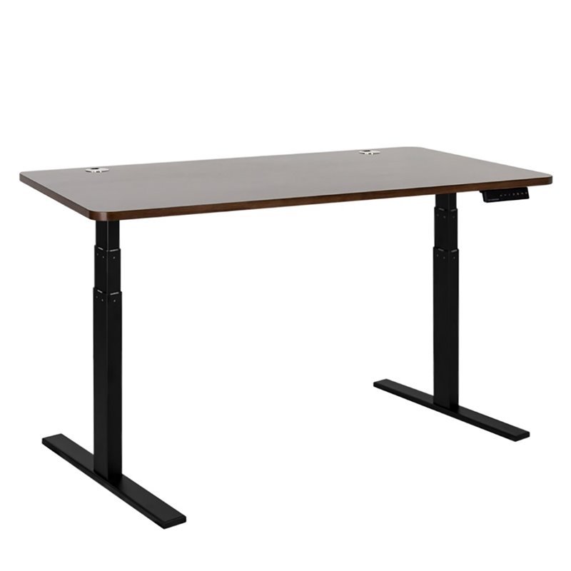 Vifah SmartDesk Adjustable Classic Metal Standing Desk in Black and ...