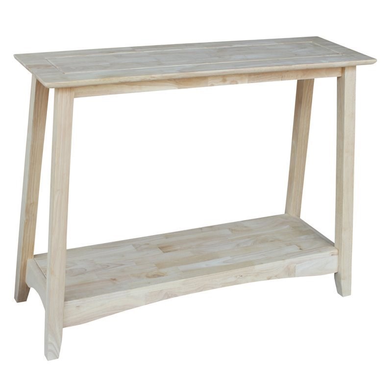 International Concepts Bombay Unfinished Sofa Table | Cymax Business