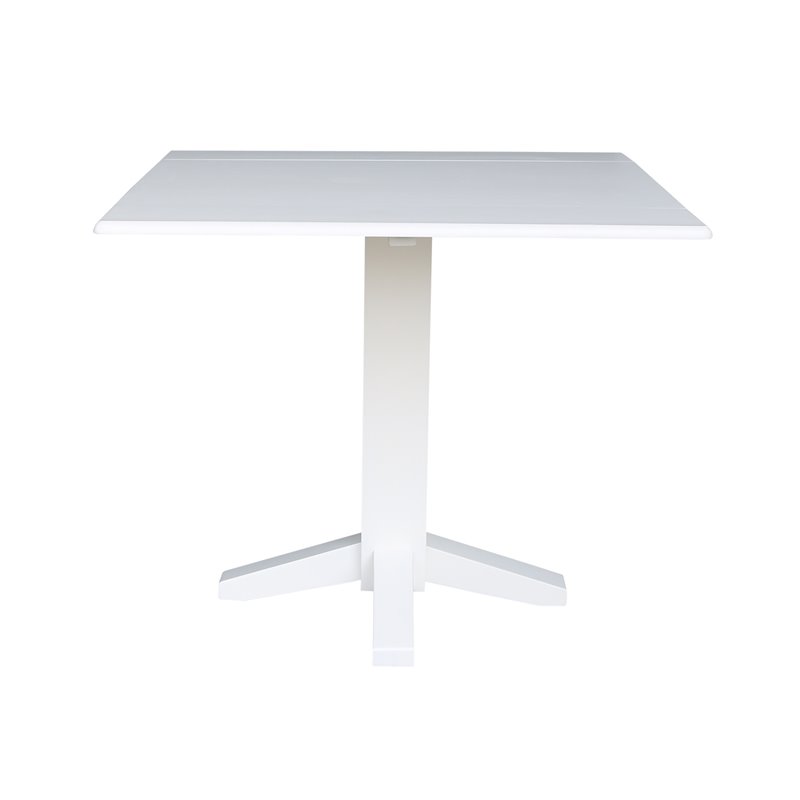 Square Pedestal Dining Table With Leaf