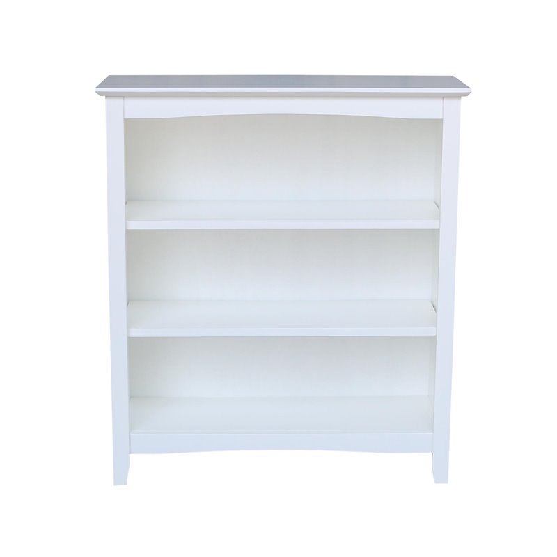 Shaker Bookcase - 36"H White | BushFurnitureCollection.com