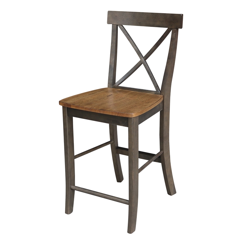 Traditional With Back Counter Height (24 -27) Bar Stools