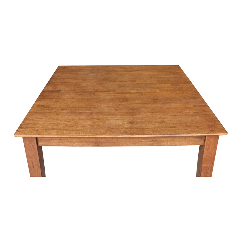 36 x 36 in. Solid Wood Dining Table with Shaker Styled Legs ...
