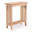 International Concepts Unfinished Natural Wood Mission Entry Table ...