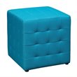 Fabric Ottoman Cube in Blue - DTR15-7