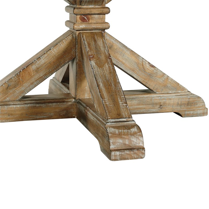 Riverside Furniture Sonora Cottage Extendable Dining Table in Snowy ...