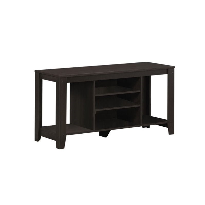 Tv Stand 48 Inch Console Living Room Bedroom Laminate Brown | Bush ...