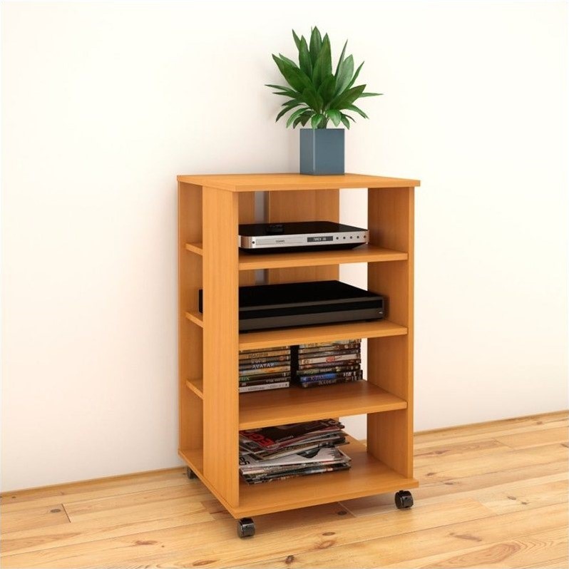 Mobile Storage Tower in American Beech - 103741