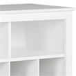 Prepac 36 Cubby 60" Versatile Wooden Shoe Cubby Console in White ...