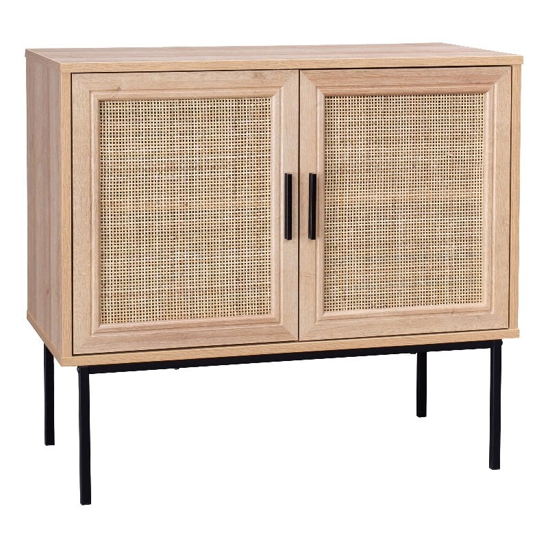 CorLiving Emmett 2-Door Engineered Wood Compact Sideboard Buffet in ...