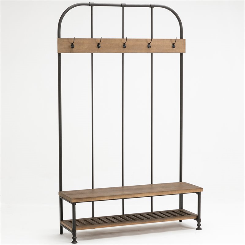 Hall Trees, Hall Tree Wall Coat Racks | Cymax.com