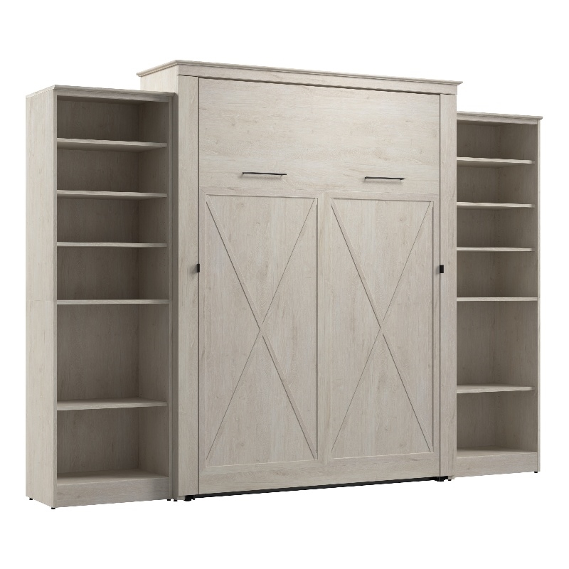Bestar Key West Queen Murphy Bed with Closet Organizers (119W ...