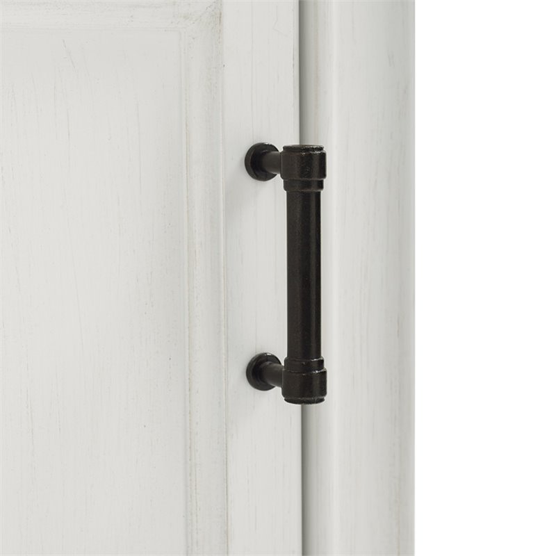 Crosley Tara 4 Piece Transitional Entryway Set in Distressed White ...