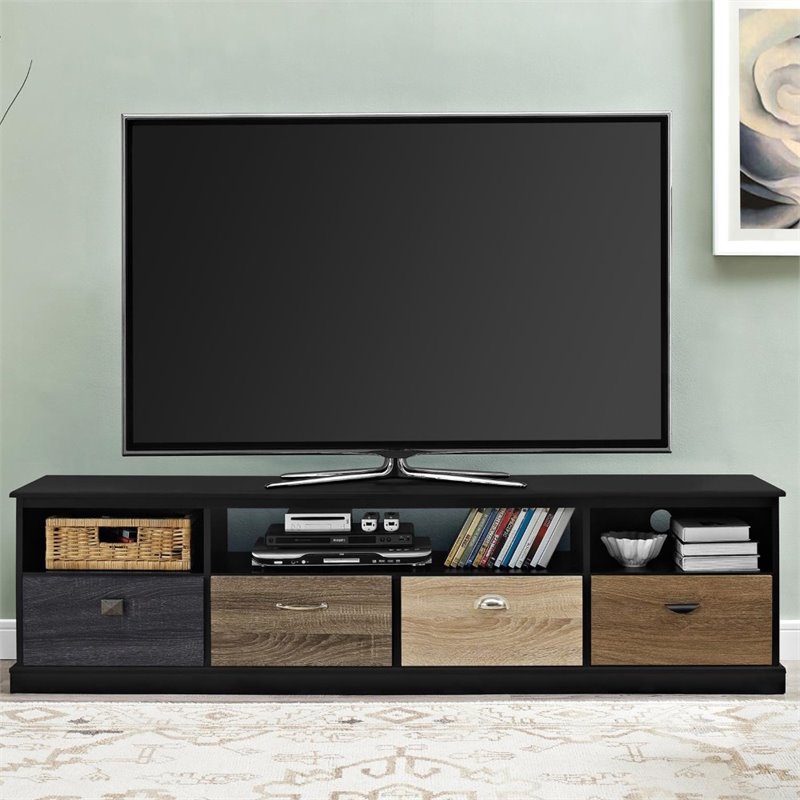 65" TV Stand in Black - 1773196PCOM