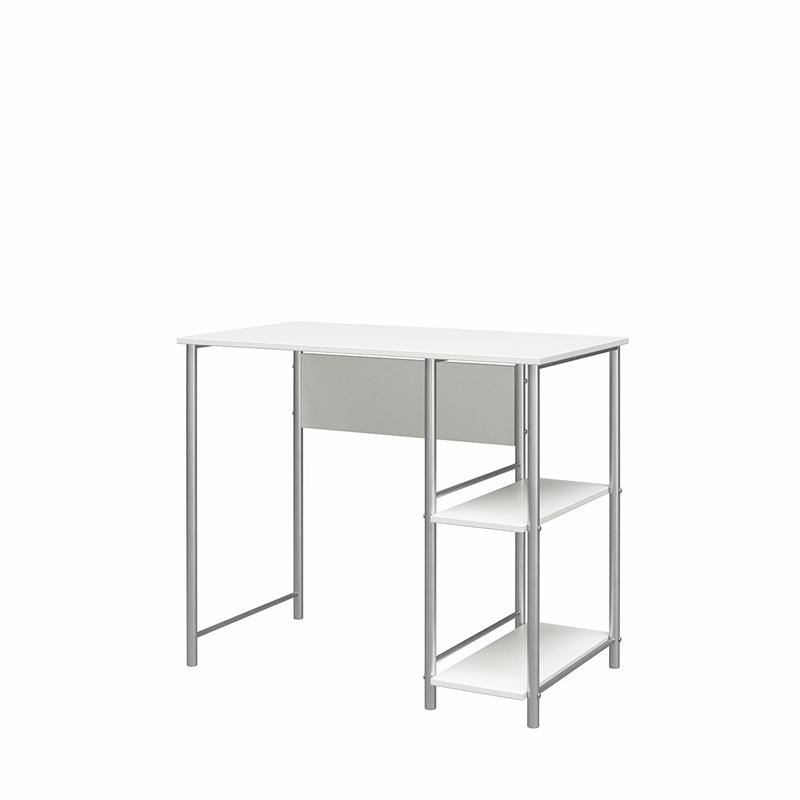 Mainstays Garrett Metal Student Computer Desk in White Cymax Business