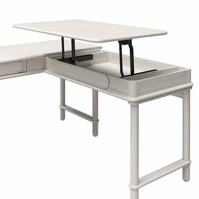 CosmoLiving by Cosmopolitan Selena Lift-Top L-Shape Computer Desk ...