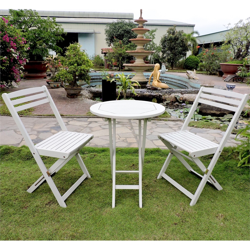 Hampton 3-Piece Patio Bistro Set | Homesquare