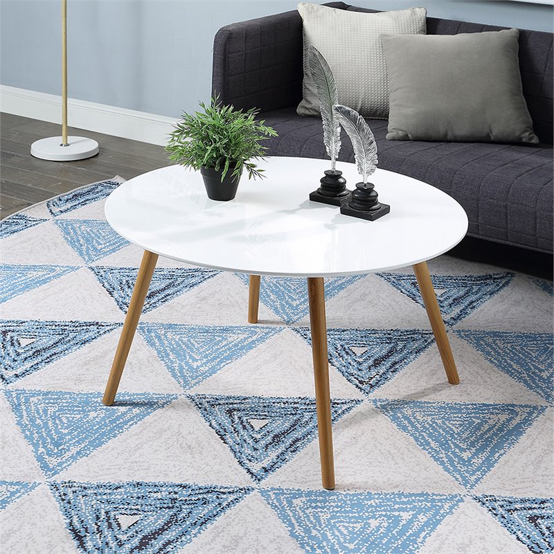Convenience concepts oslo round coffee table store
