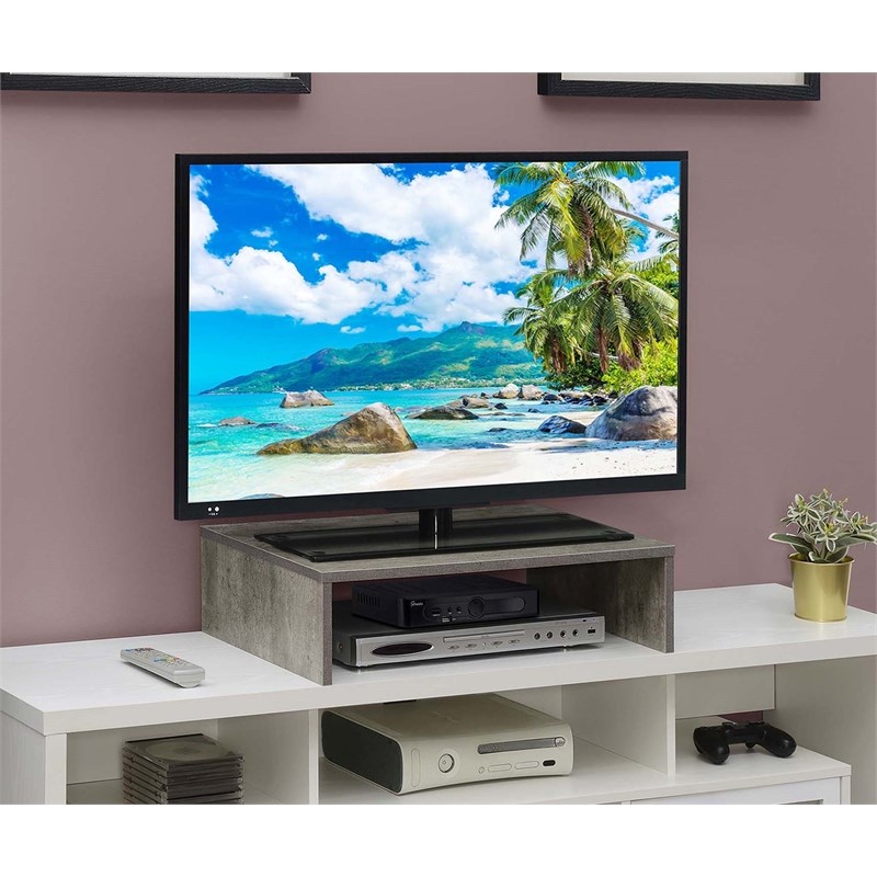 Convenience Concepts Designs2Go Small TV/Monitor Riser in Light Gray ...