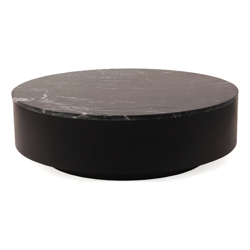 Moe's Home Collection Ritual Stone Coffee Table Black Color | Cymax ...