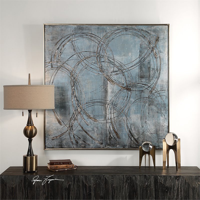 Uttermost Grace Feyock Interlock Canvas Painting - 35360