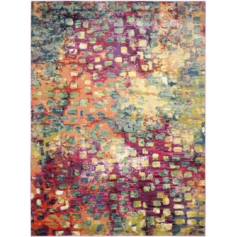 Safavieh Monaco Pink Contemporary Rug - 8' x 11' | Cymax Business