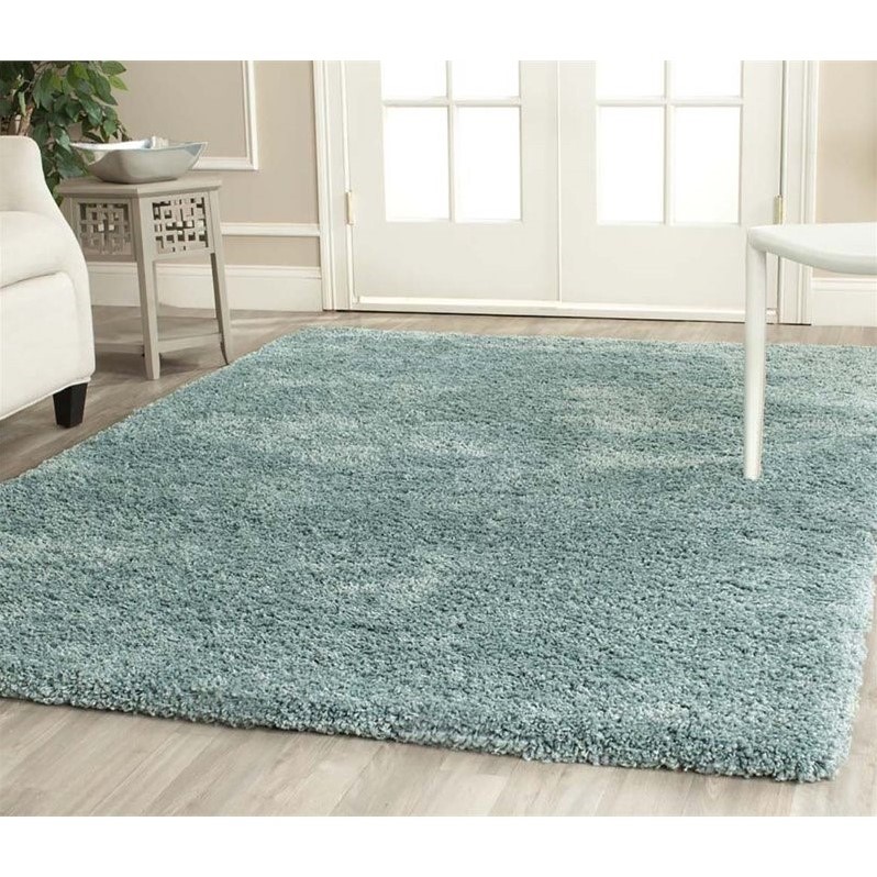 Safavieh California Shag Light Blue Shag Rug - 8' x 10' | Cymax Business