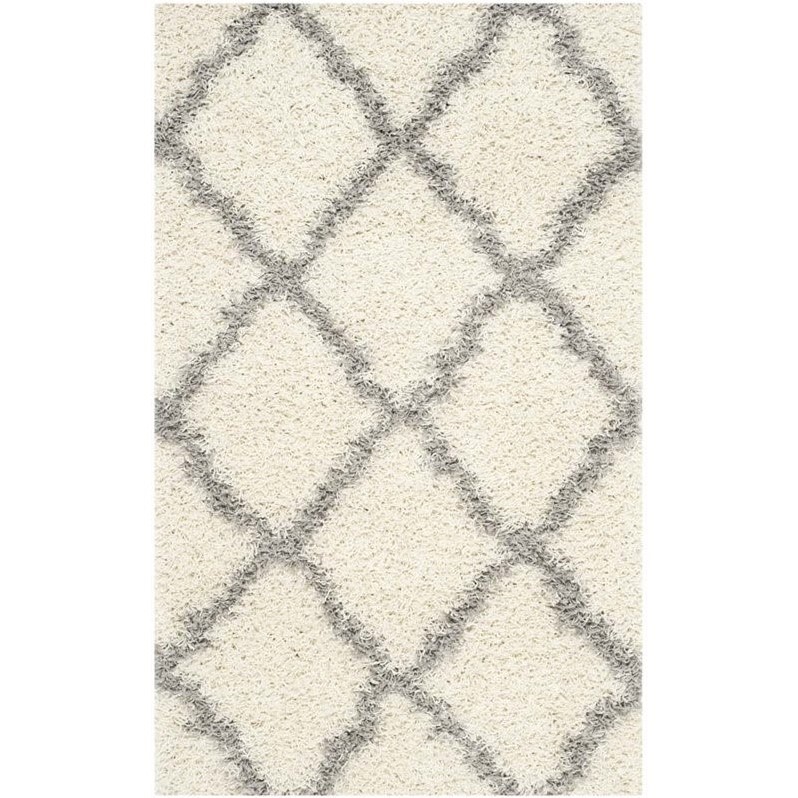 Safavieh Dallas Shag Ivory Shag Rug - 4' x 6' | Bush Furniture Collection