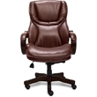 Serta Executive Office Chair in Brown Bonded Leather - 43506