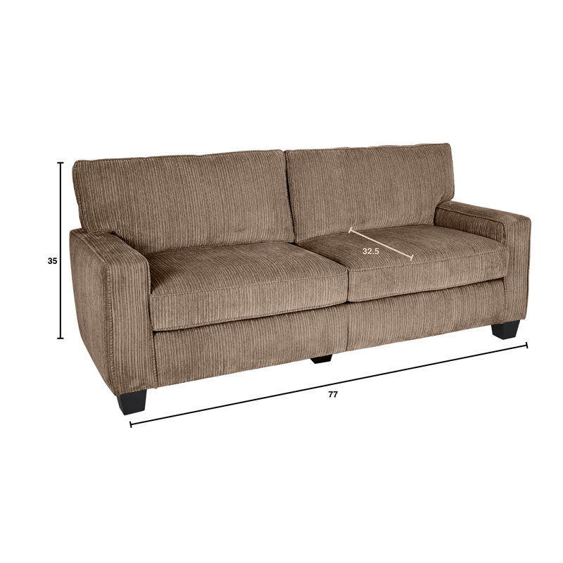 78" Sofa in Flagstone Beige - CR43538PB