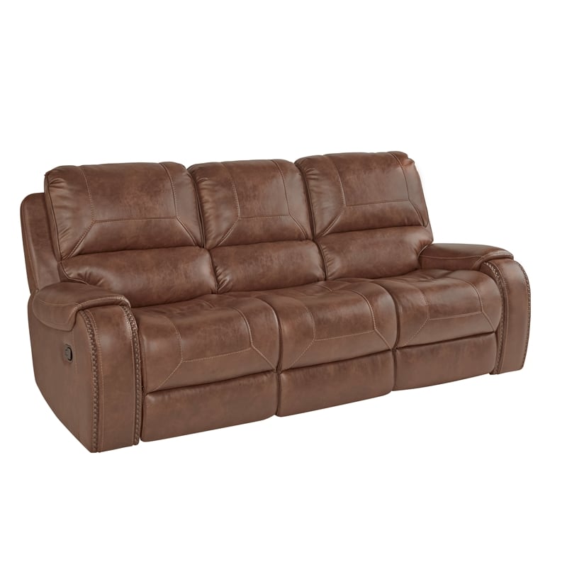 Dual Reclining Sofa With Drop Down Console | Baci Living Room
