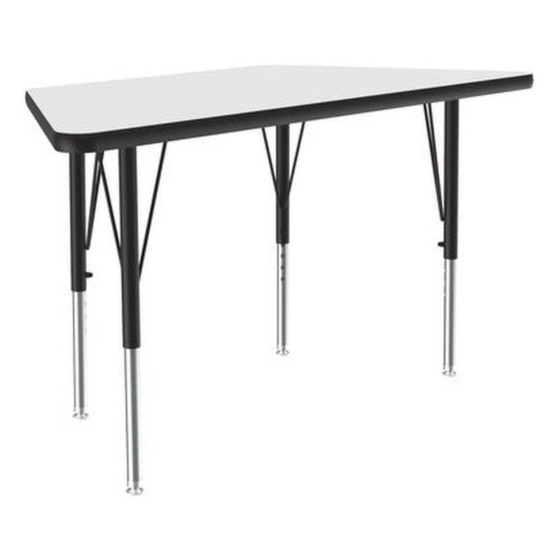 Correll 24x48" Wood Markerboard-Dry Erase - Activity Tables in Black ...