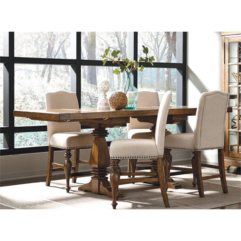 Samuel Lawrence American Attitude Dining Table - 8854-136A-2-136B-1-KIT