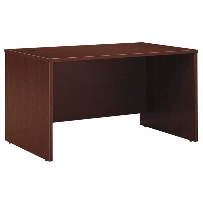 Bush Business Furniture Series C 48W x 30D Shell Desk in Mahogany - WC36748